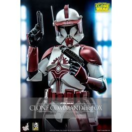 Star Wars Sideshow Hot Toys 12" Boxed Clone Commander Fox (TMS103 ...
