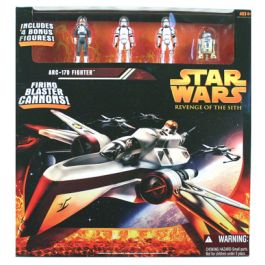 ROTS Veh. ARC-170 Fighter w/4 bonus Figs Brian's Toys