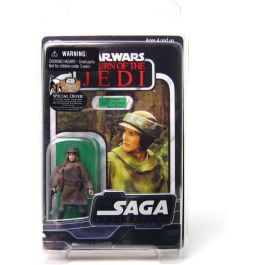 Star Wars Saga 2 Carded Vintage Style 3.75" Leia (Endor) Action Figure ...