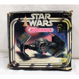 Vtg. SW Veh. Darth Vader TIE Fighter C6 w/C3 Box Brian's Toys