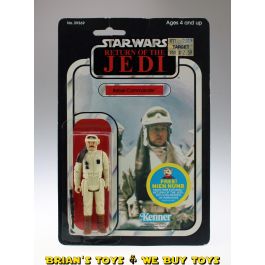 Vintage Kenner Star Wars Carded ROTJ Rebel Commander Action Figure C4 ...