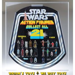 Vintage Kenner Star Wars Bell Display Collect All 21 AFA 80 NM ...