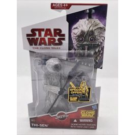 Star Wars 2009 Clone Wars Carded 3.75" Thi-Sen Action Figure Brian's Toys