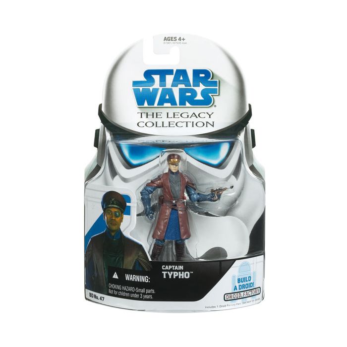 Star Wars 2008 Legacy Collection Carded 3.75" Captain Typho Action ...