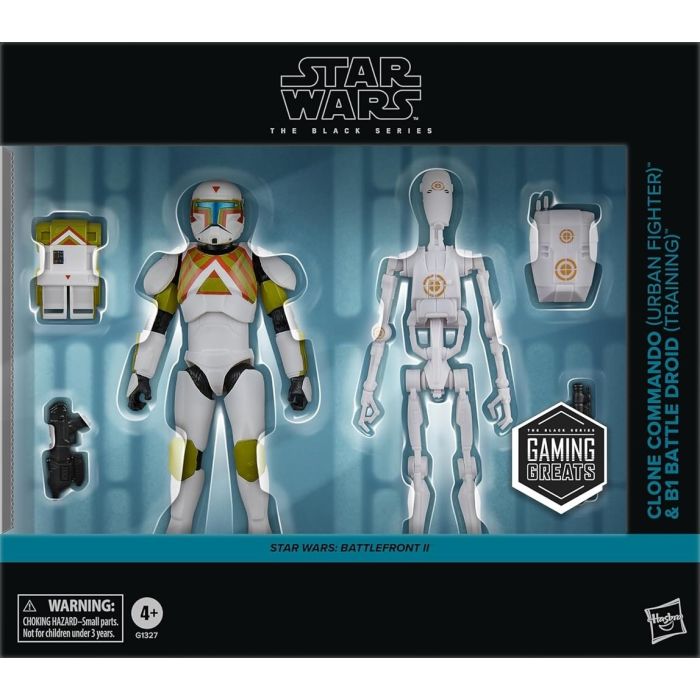 Star Wars The Black Series Boxed 6" Battlefront II Clone Commander ...