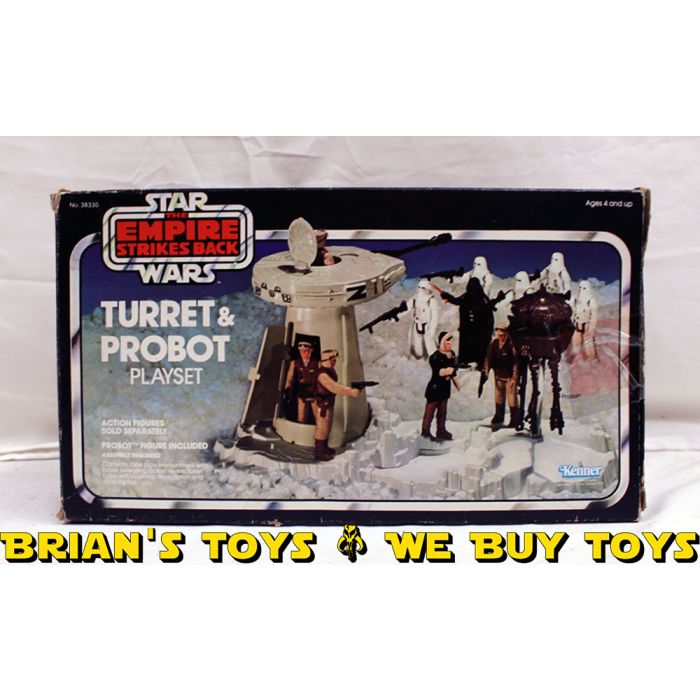 Vintage Kenner Star Wars Playsets Boxed Turret & Probot C6 (with C4 Box ...