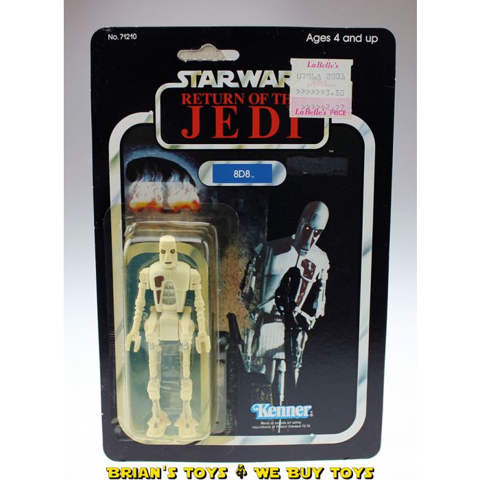 Vintage Kenner Star Wars Carded ROTJ 8D8 Action Figure C7Y Brian's Toys