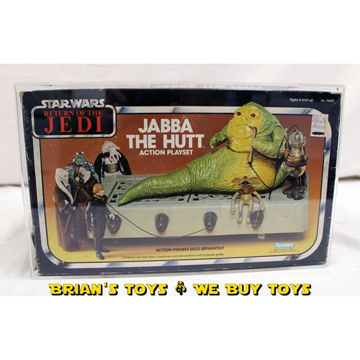 Vintage Kenner Star Wars Playset Boxed Jabba the Hutt's Throne Room C9 ...
