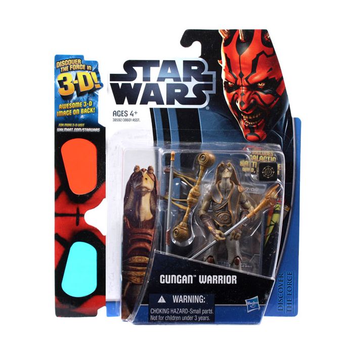 Star Wars 2012 Movie Heroes Discover the Force in 3D Carded Gungan ...