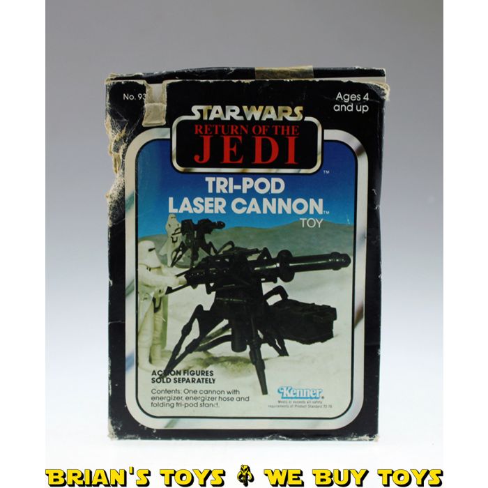 Vintage Star Wars Mini-Rigs Boxed Tri-Pod Laser Cannon C9 with C2 ROTJ ...