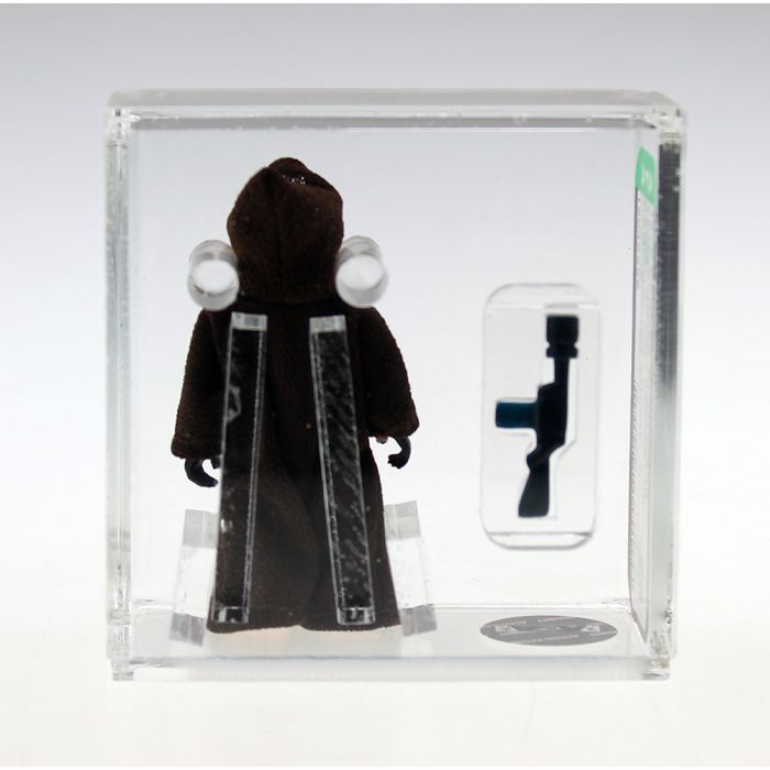 Vintage Kenner Star Wars Loose HK Jawa Dark Brown Stitch AFA Vintage Kenner Star Wars Loose HK Jawa Dark Brown Stitch AFA